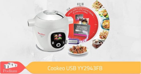 Cookeo USB YY2943FB : Avis & Test | Multicuiseur Moulinex 150 Recettes